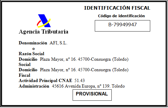 Usa el CIF de una empresa para saber más sobre ella - Tercera ...
