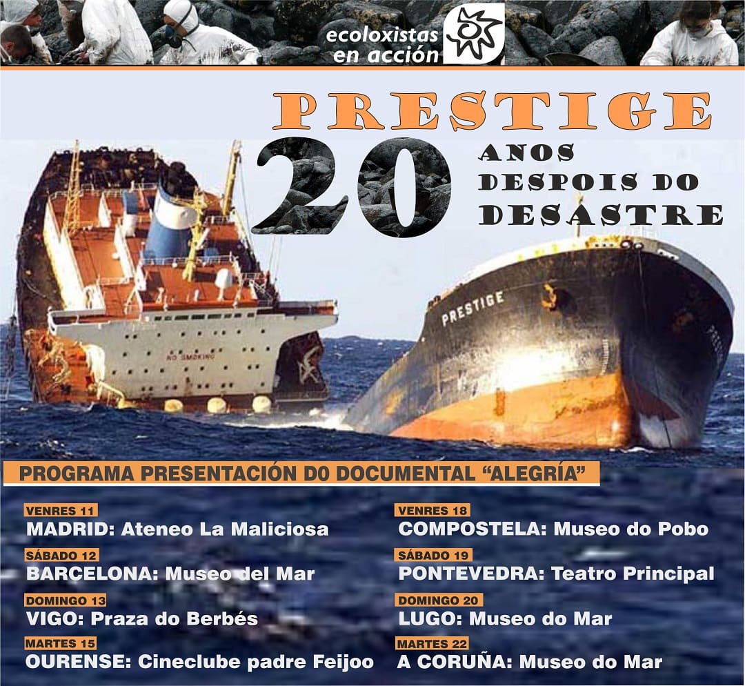 Voces desde el mar: 20 aniversario del Prestige - Tercera Información ...
