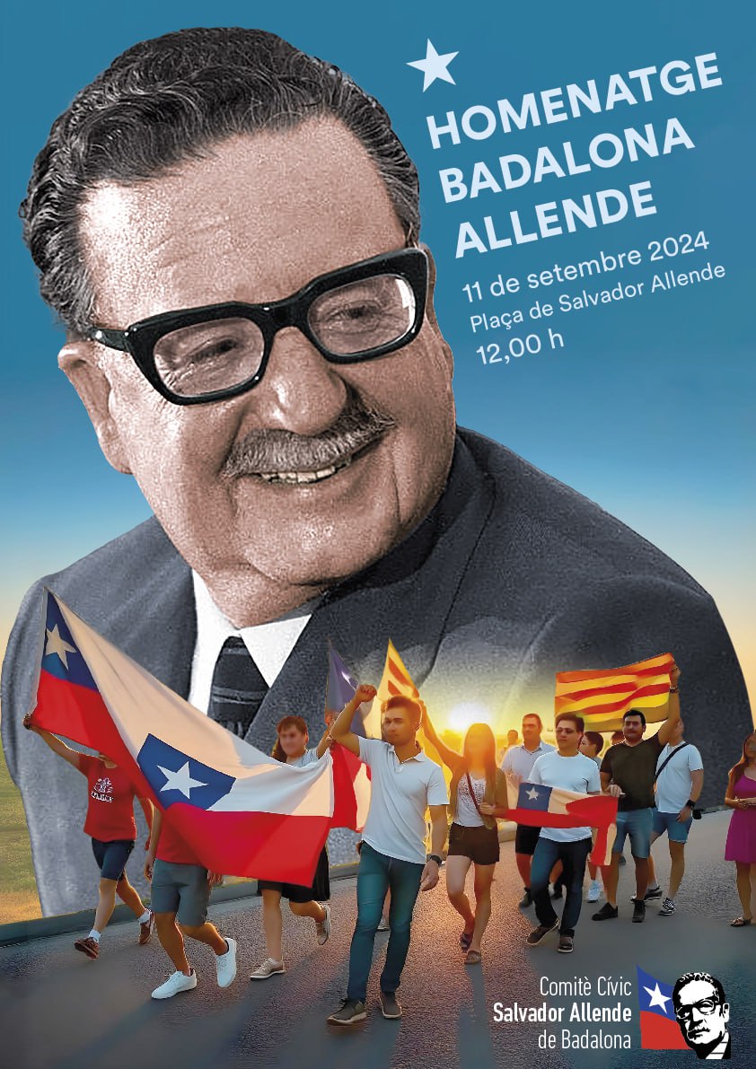 Salvador Allende será homenajeado en Badalona el próximo 11 de ...