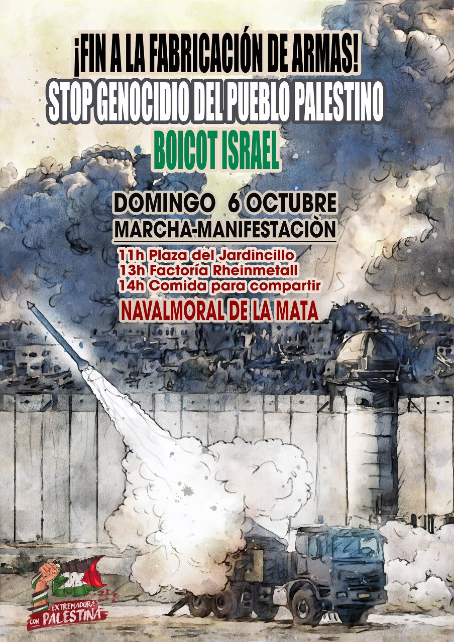 La solidaridad con Palestina se moviliza en el pueblo extremeño de ...