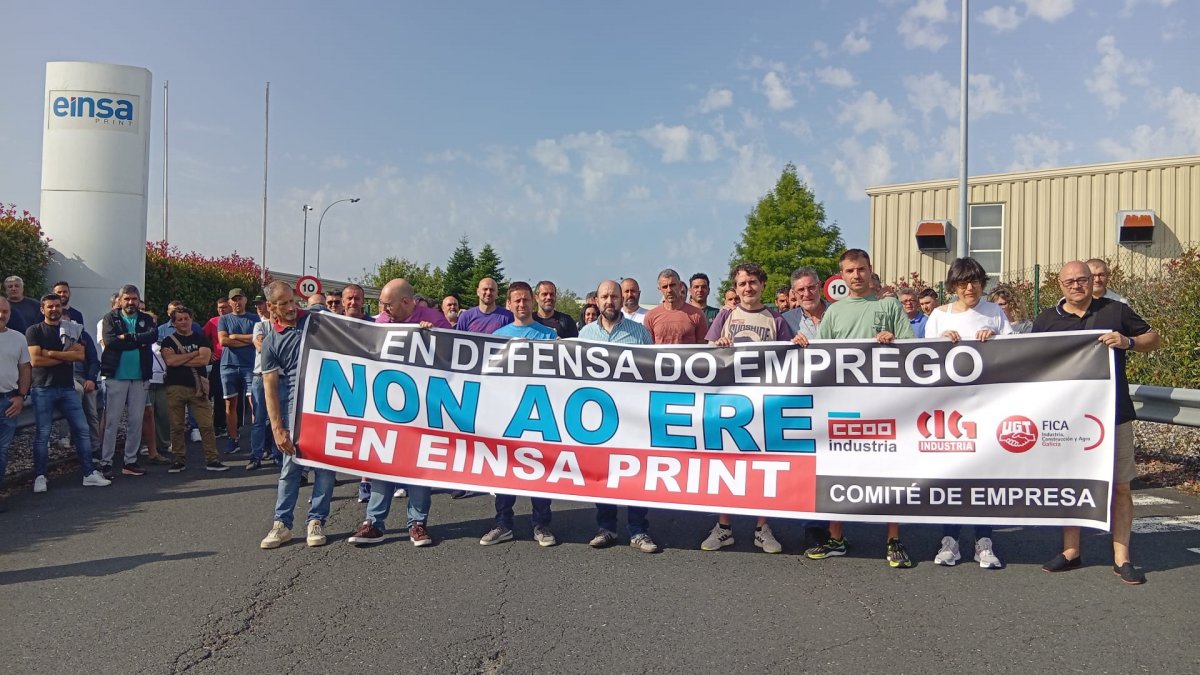 Einsa Print pretende despedir a máis de 90 persoas e cesar a actividade ...