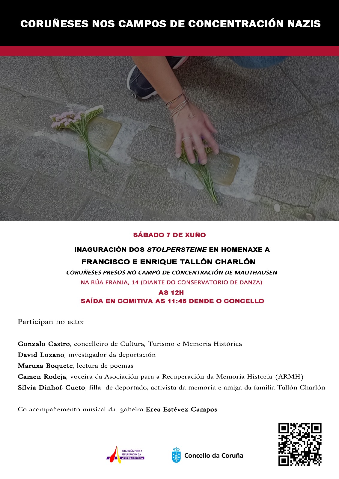 Acto de reconocimiento de Enrique Tallón Charlón, y republicanos ...